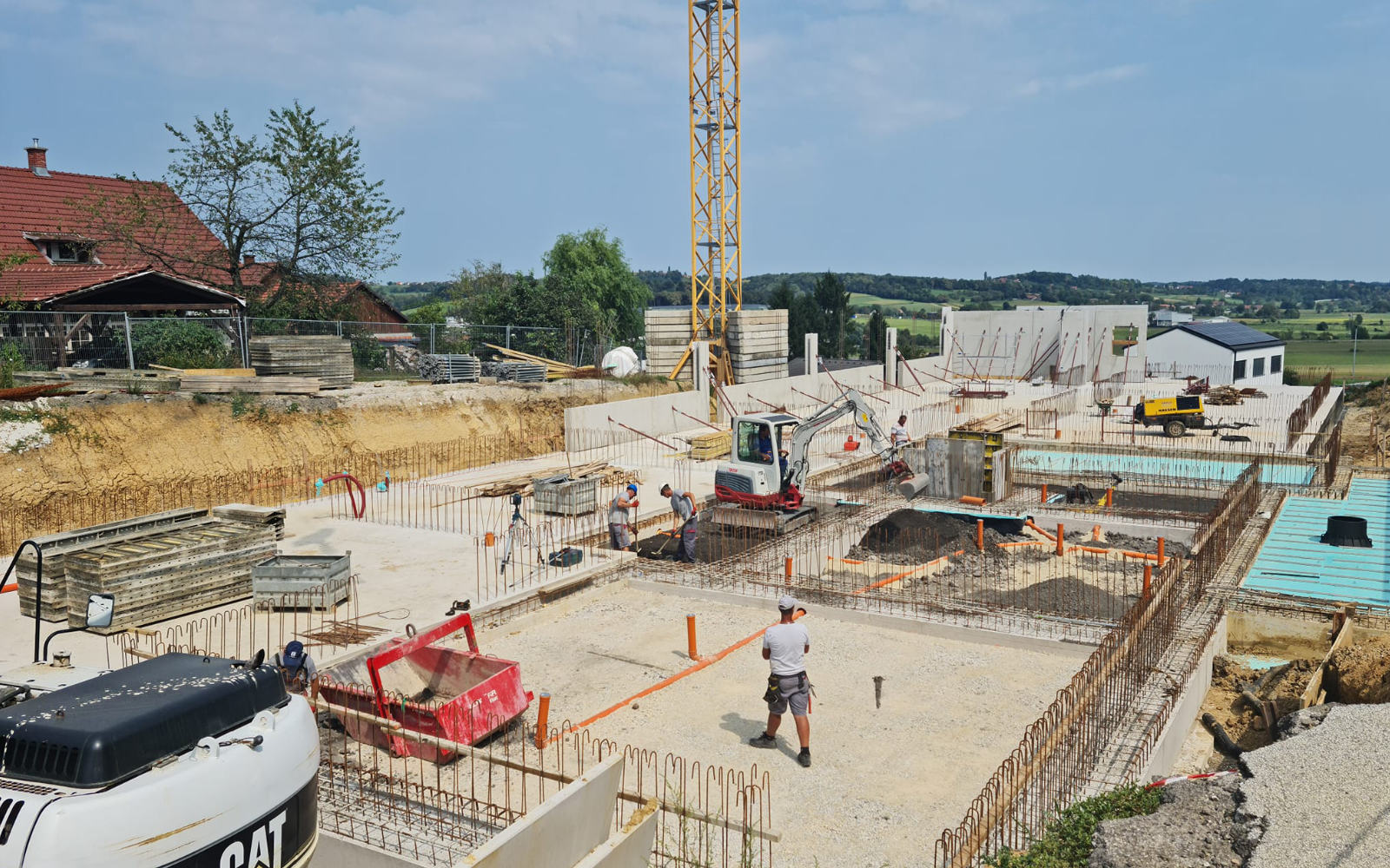 Kako napreduje gradnja prizidka k OŠ Lenart?