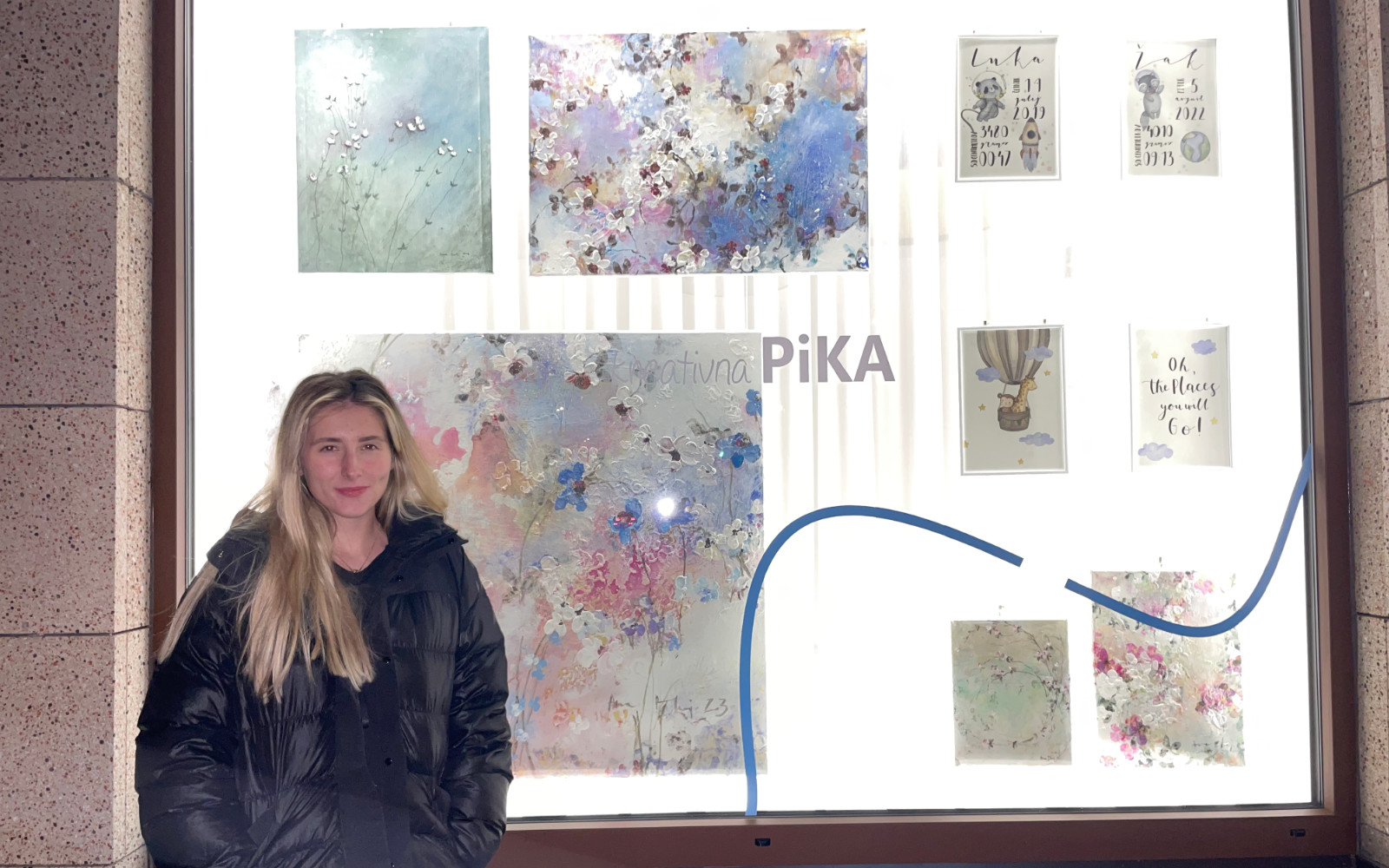 Kreativna PiKA otvorila Umetnost na ogled z umetnico Ano Ploj